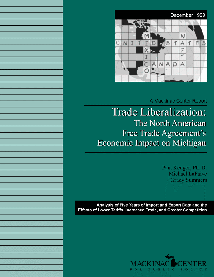 Trade Liberalization: The North American Free Trade Agreement's ...